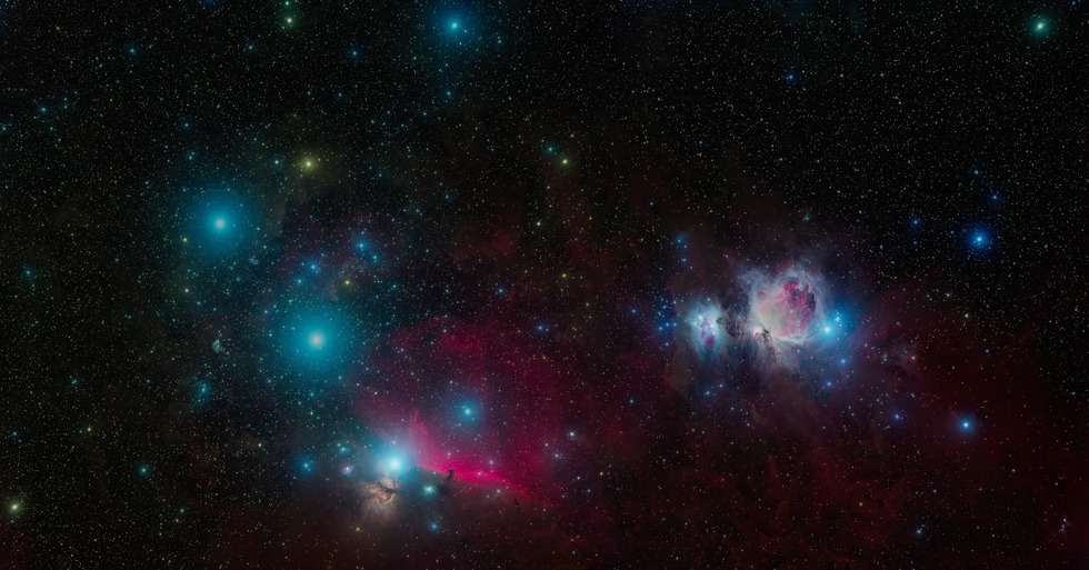 Orion's Belt Mosaic | Telescope Live
